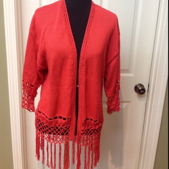 Chico's | Sweaters | Chico Macrame Sweater | Poshmark